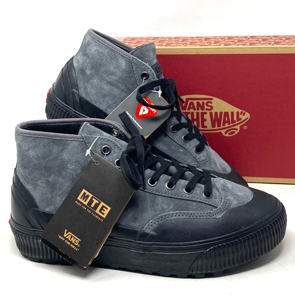 Vans | Shoes | Vans Destruct Mid Mte Shoes Womens Size Pewter Black ...
